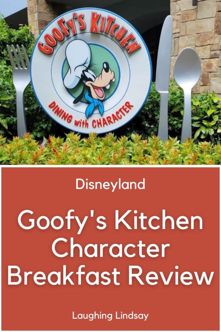 Goofy's Kitchen Character Breakfast Review - Laughing Lindsay